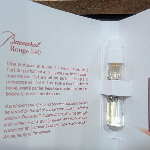 Bacarrat Rouge | Makeup | Baccarat Rouge 54 Perfume Sample | Poshmark